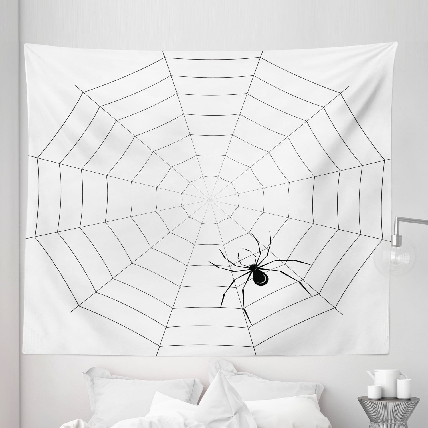 Spider Web Tapestry, Toxic Poisonous Insect Thread Crawly Malicious Bug ...
