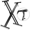 Donner Z-Style Portable Keyboard Stand, Heavy-Duty, For 54, 61, 88 Key Keyboards & Pianos ...