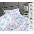 100% Cotton Full Size Bed Sheets, 4 Pieces, Soft & Breathable Percale ...