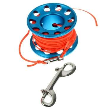Metal Finger Spool Dive Reel & Line, Clip Scuba Diving Wreck Cave ...