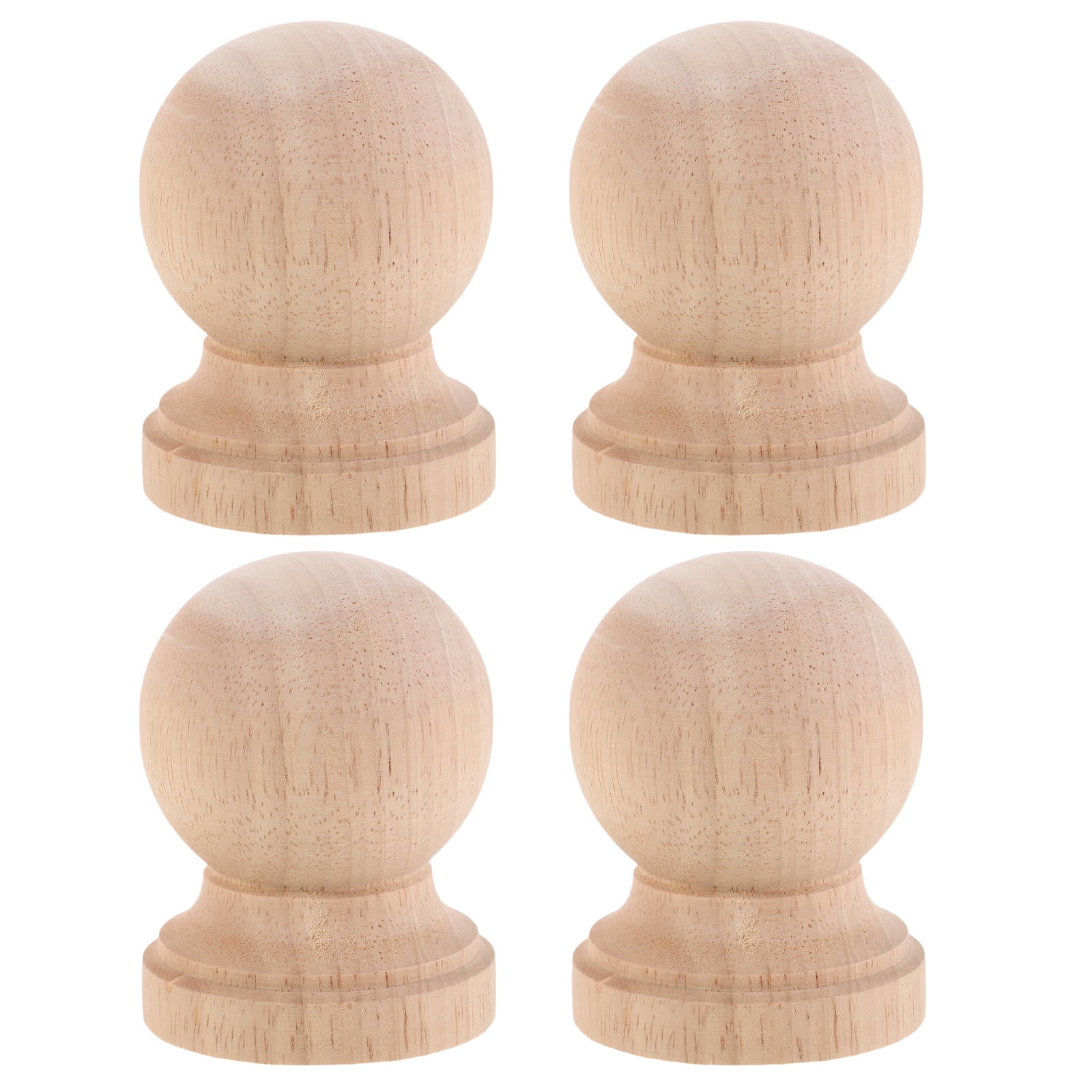 Click here for Goohochy 4pcs Finials For Bed Posts Unfinished Woo... prices