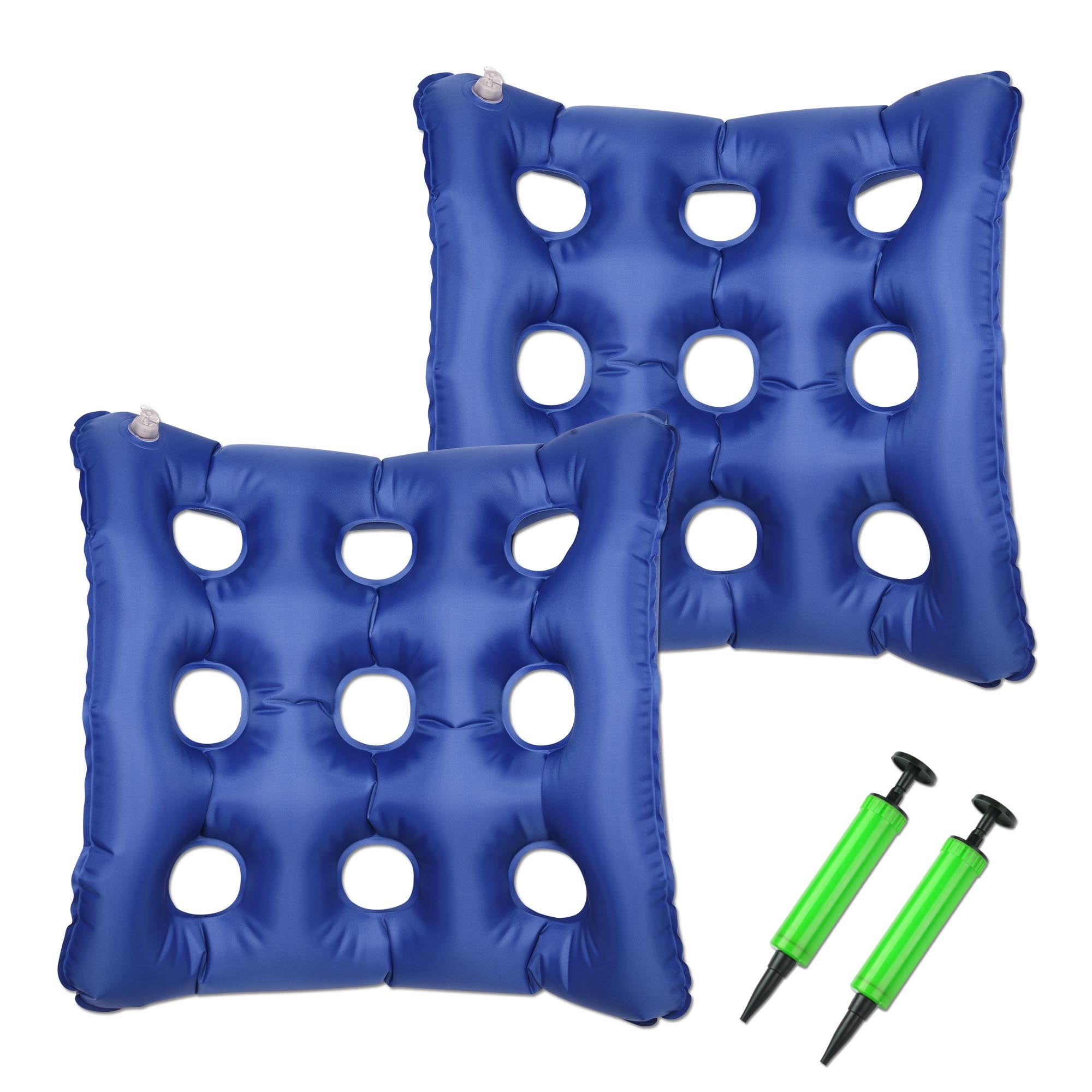 2 Pack Air Inflatable Seat Cushion Seat Pad for Wheelchair Home Office ...