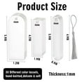30Pcs Blank Acrylic Bookmarks, Clear Acrylic Craft Book Markers with ...