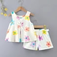 Baby Clothes For Girls Summer Casual Outfit Toddler Girl Sleeveless ...