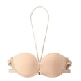 Ticikt Women's Strapless Push Up Bra, Halter Convertible Front Closure ...