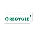 Trash Recycle Compost Sticker Set – Heavy-Duty Trash Bin Labels | 6 x 2 ...
