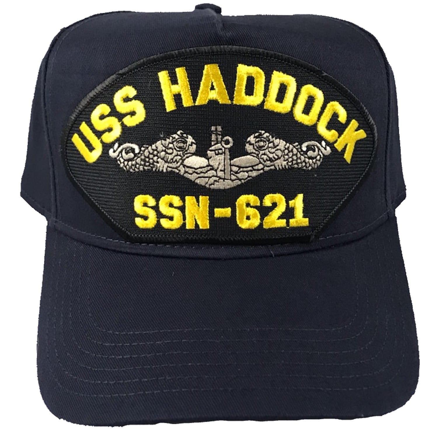 USS HADDOCK SSN-621 SHIP HAT - NAVY BLUE - Veteran Owned Business ...