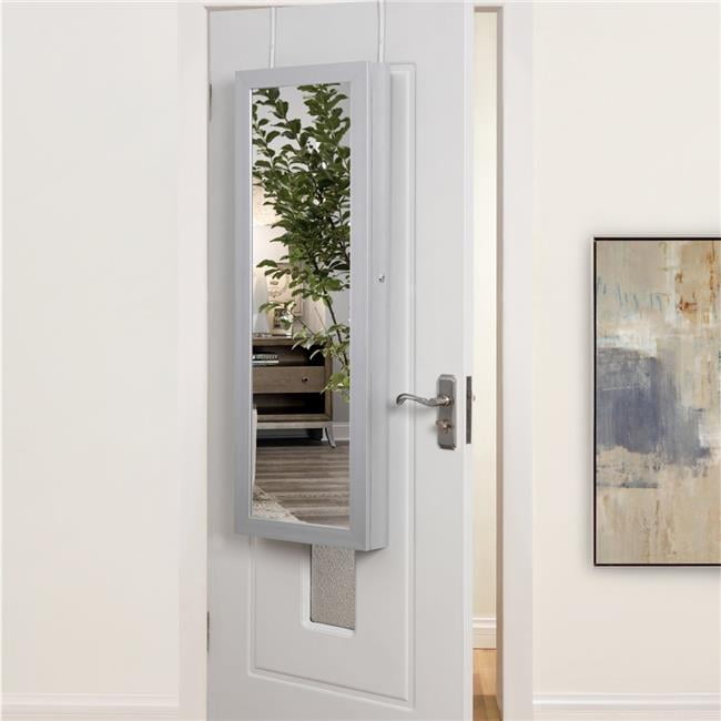 Posh Living Aaliyah Full Length Over-the-Door & Wall Mounted Jewelry ...