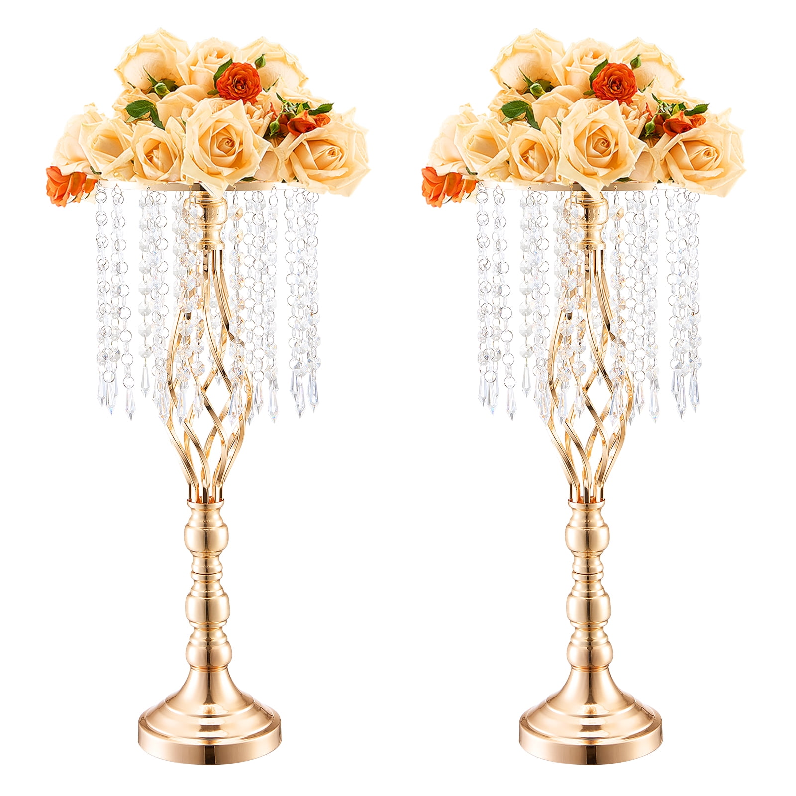 Click here for Vevor 2pcs 55cm/21.65 Tall Crystal Wedding Flower... prices