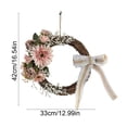 A Stylish Artificial Wreath Door Hanger Home Ornament Wall Decoration ...