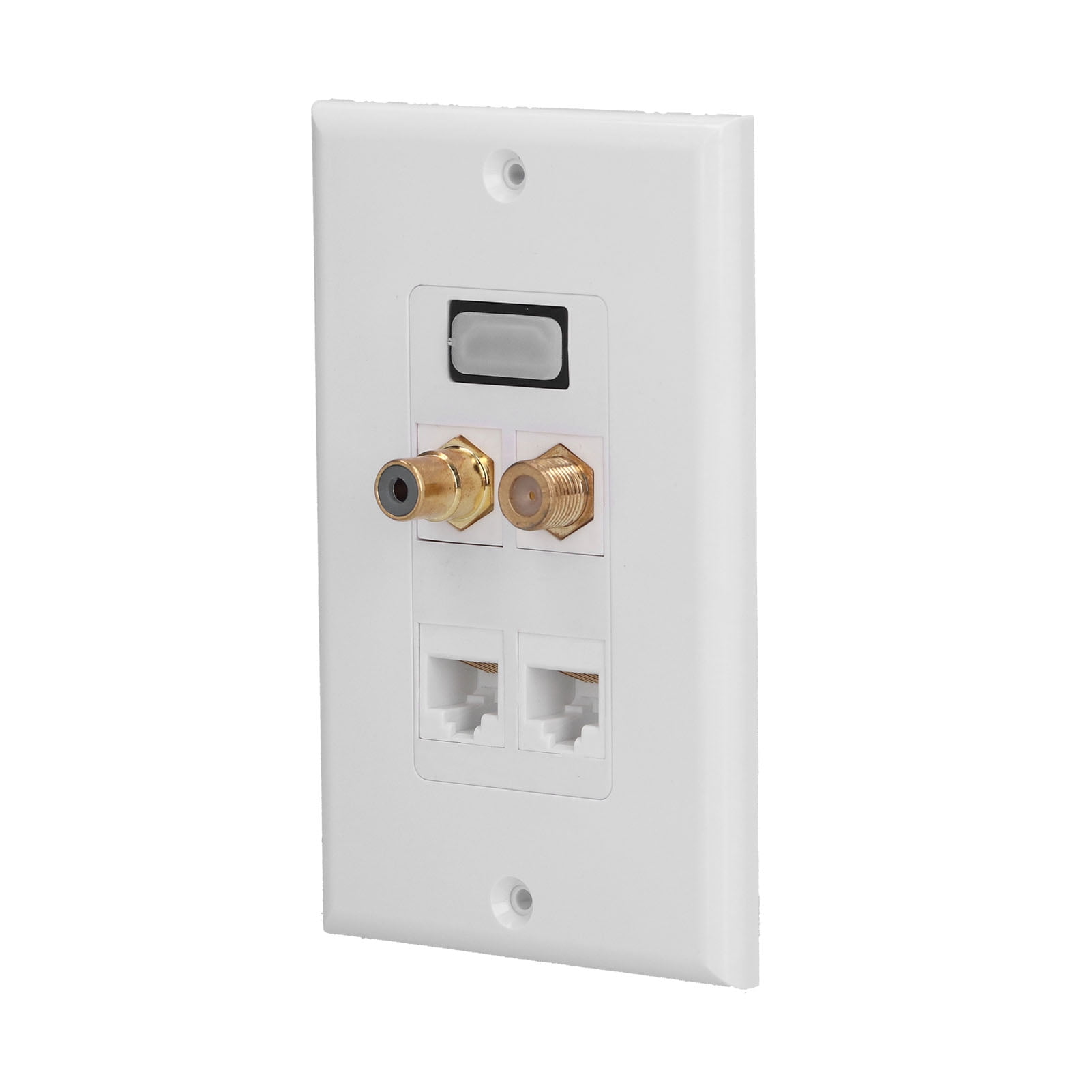 Composite Video Panel, Multimedia Port Audio Video Wall Socket Portable ...