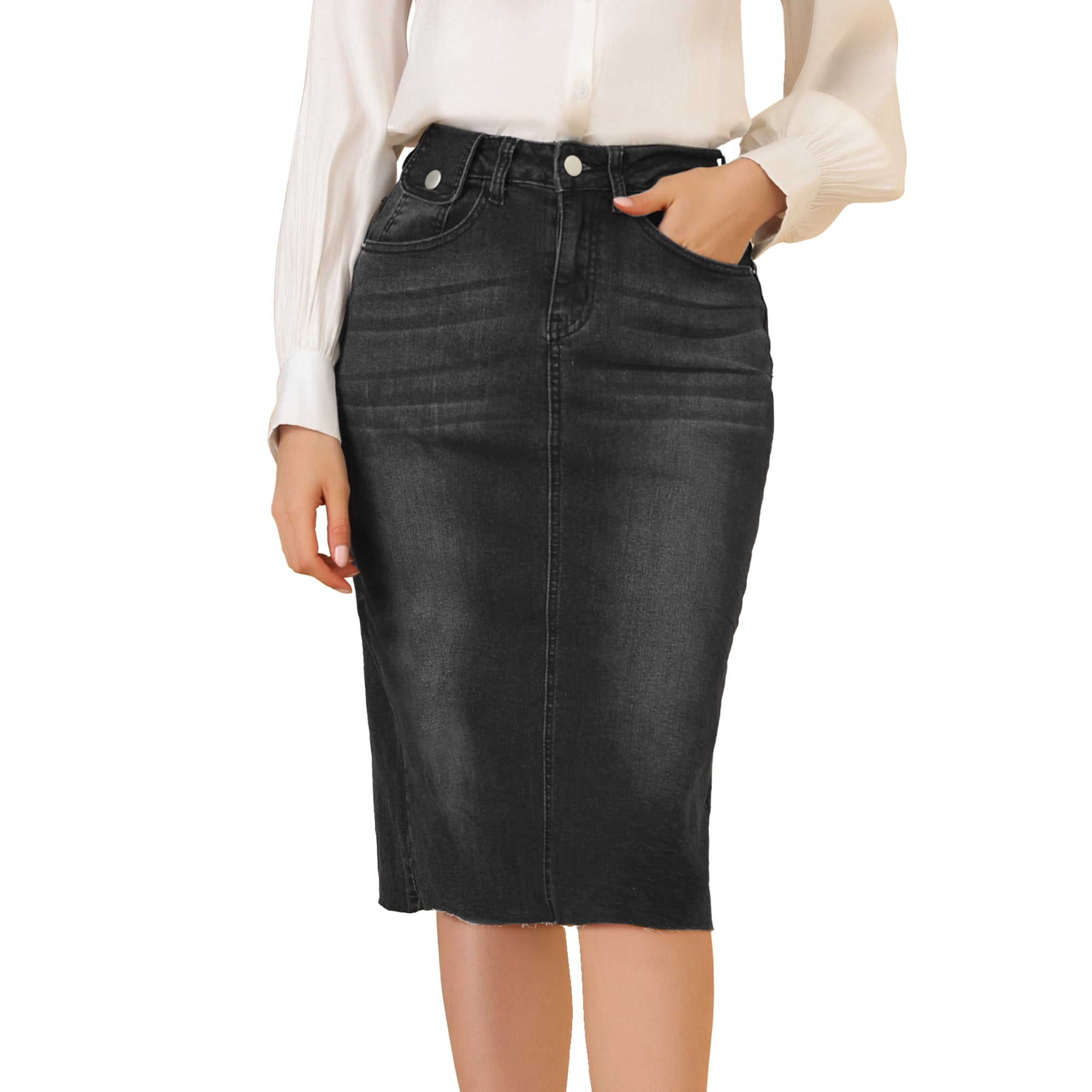 Click here for Inspire Chic Unique Bargains Womens Casual Jean Sk... prices