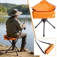 Compass 360°Swivel Camping Stool, Travel Folding Camping Stool ...