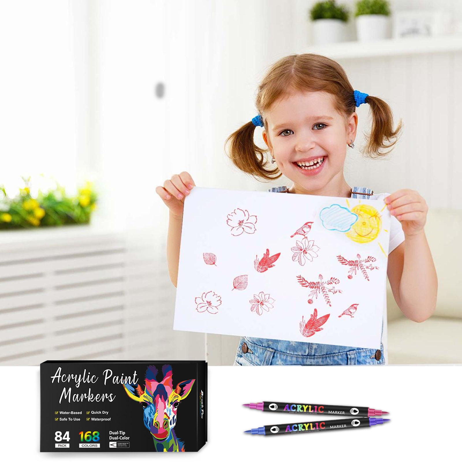 Click here for Zhengjuuu 1.5ml Per Marker Pen D Ual Tip Acrylic P... prices