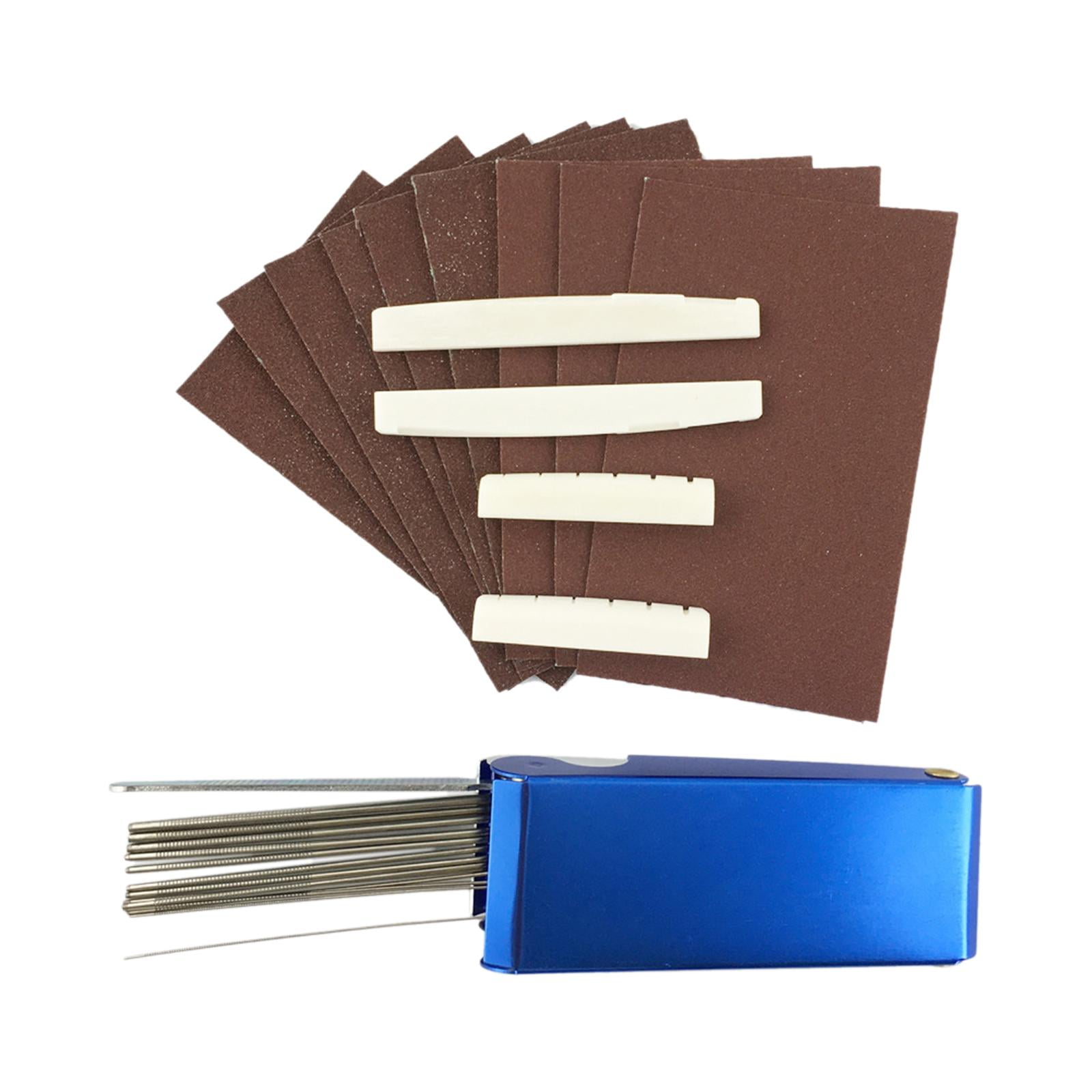 Flat File Repair Tools with Bridge Saddle File Guitar Bridge Saddle Nut ...
