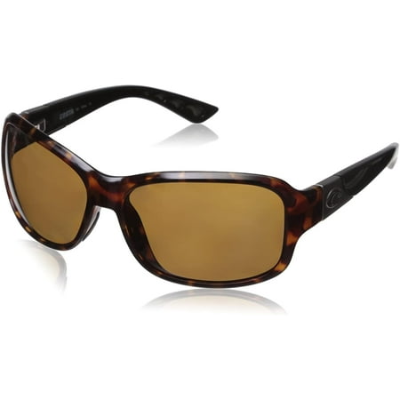 Costa Del Mar Women's Inlet Polarized Rectangular Sunglasses, Retro ...