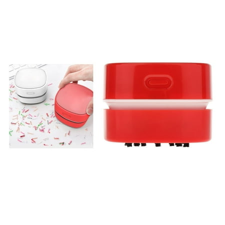 Desktop Vacuum Cleaner, Rechargeable Battery Operated, Portable Mini ...