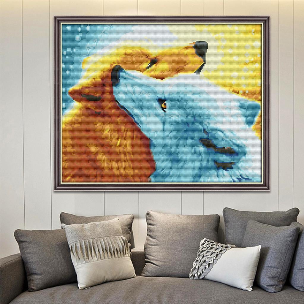 Patrón de Gatos Soledad 11CT 14CT Dimensiones de Bricolaje 40 x 32cm ...