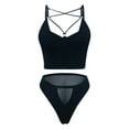 Jhlzhs Sexy Lingerie For Women Hide Fat Belly Crotchless Silk Womens