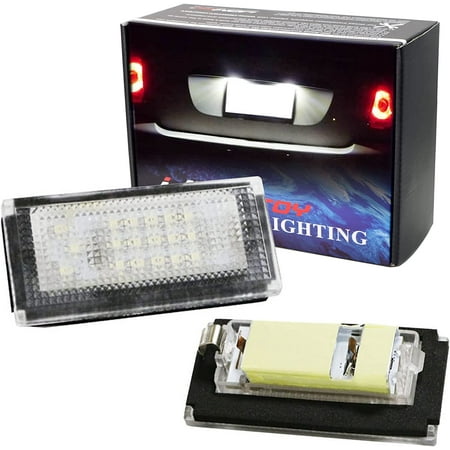OEM-Fit 3W Full LED License Plate Light Kit Compatible With 2002-06 ...
