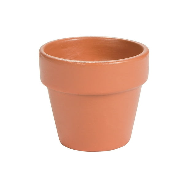Mini Terra Cotta Pots - Craft Supplies - 12 Pieces - Walmart.com ...