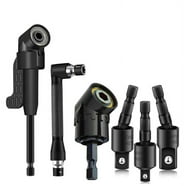 Right Angle Drill Adapter Attachment Driver Extension Hex Bit Socket 1/ ...