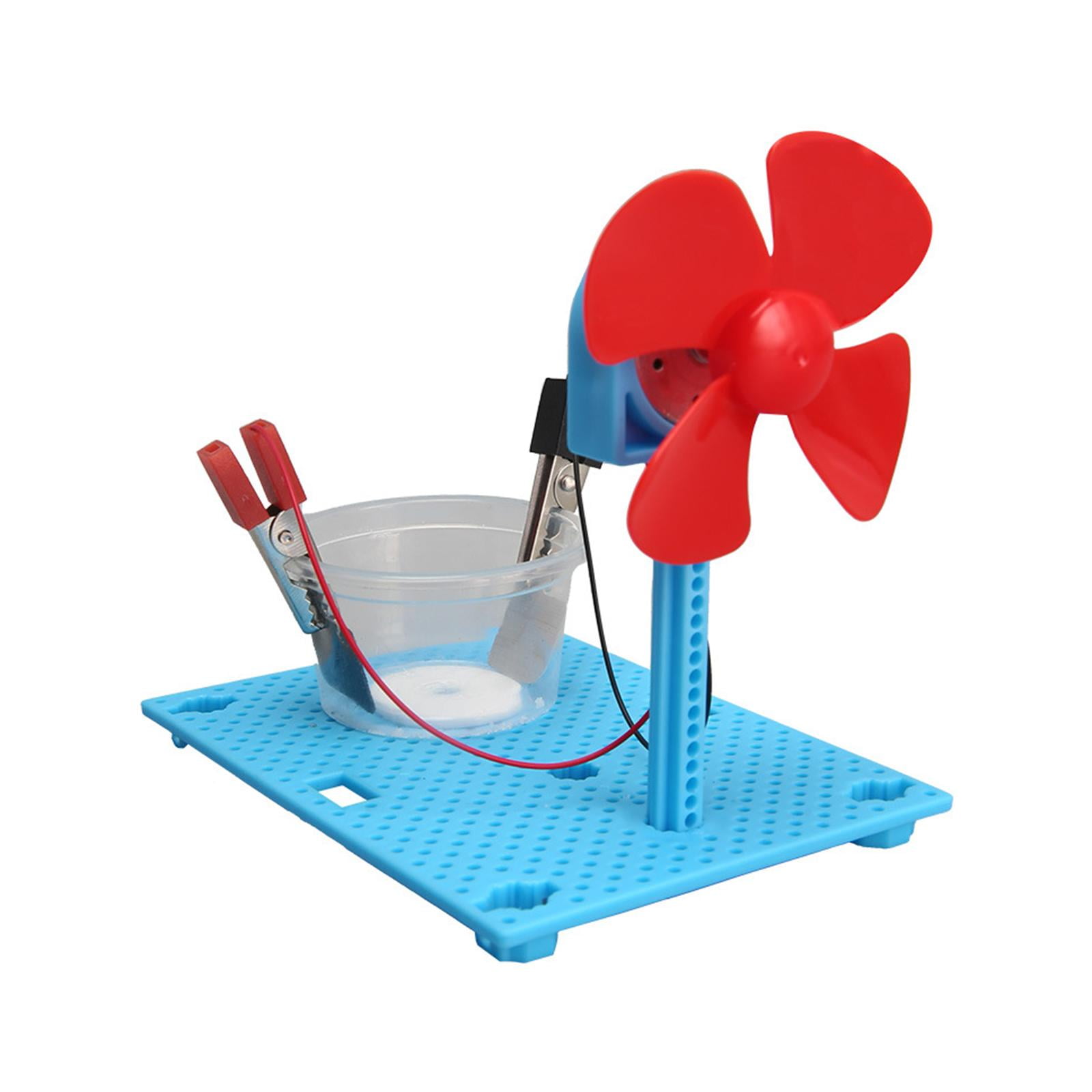 Memes Motor Blade DIY Fan Motor Model Toy Wind Power Generator Fan