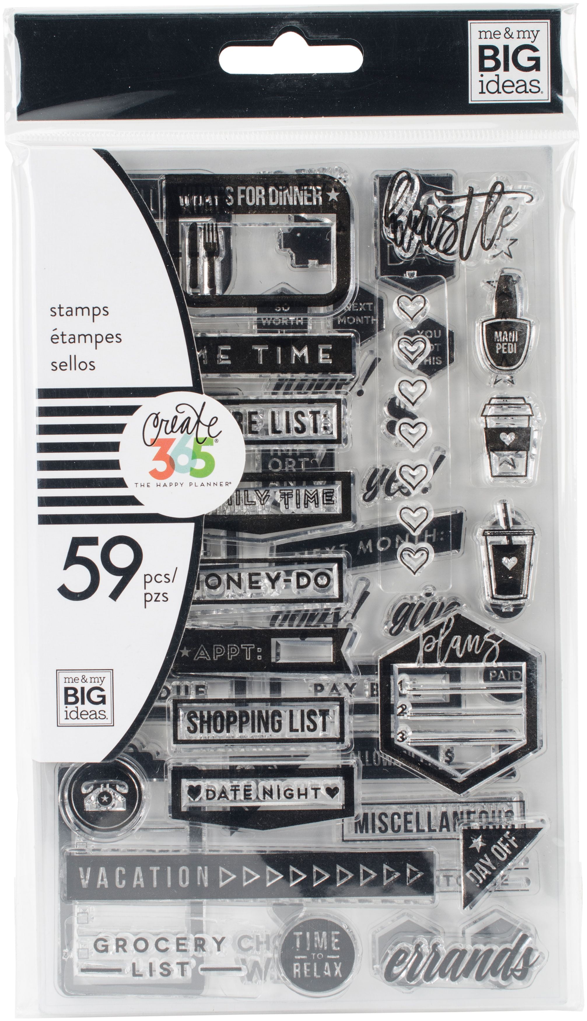 Happy Planner Clear Stamps Everyday - Walmart.com