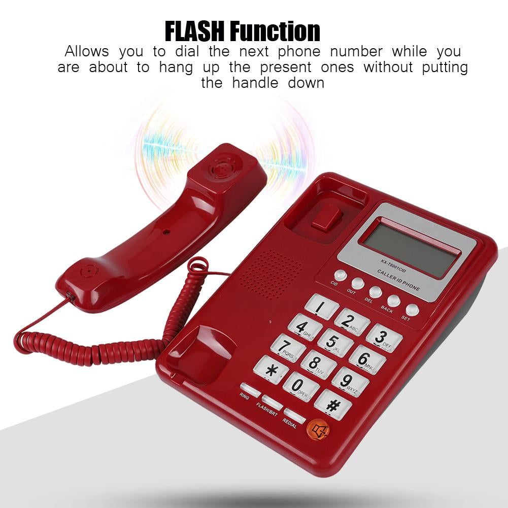 Click here for Spptty Corded Telephone  Red Telephone  With Funct... prices