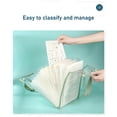 13 Pocket Expandable Folder Water Resistant PVC File Organiser Document ...