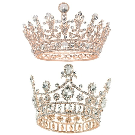 Queen Crowns - Rhinestone Wedding Crowns and Tiaras for Women, Birthday ...
