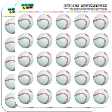 Baseball 18 2" Planner Calendar Scrapbooking Crafting Stickers ...