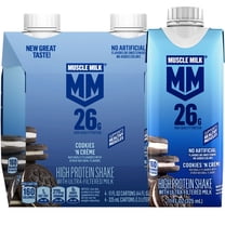Muscle Milk Pro 33g High Protein Shake Ultra Filtered Milk, Cookies 'N ...