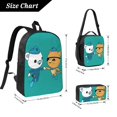 Backpack 3Pcs Set, Fashion Large Capacity Travel Laptop Bag, Cute ...
