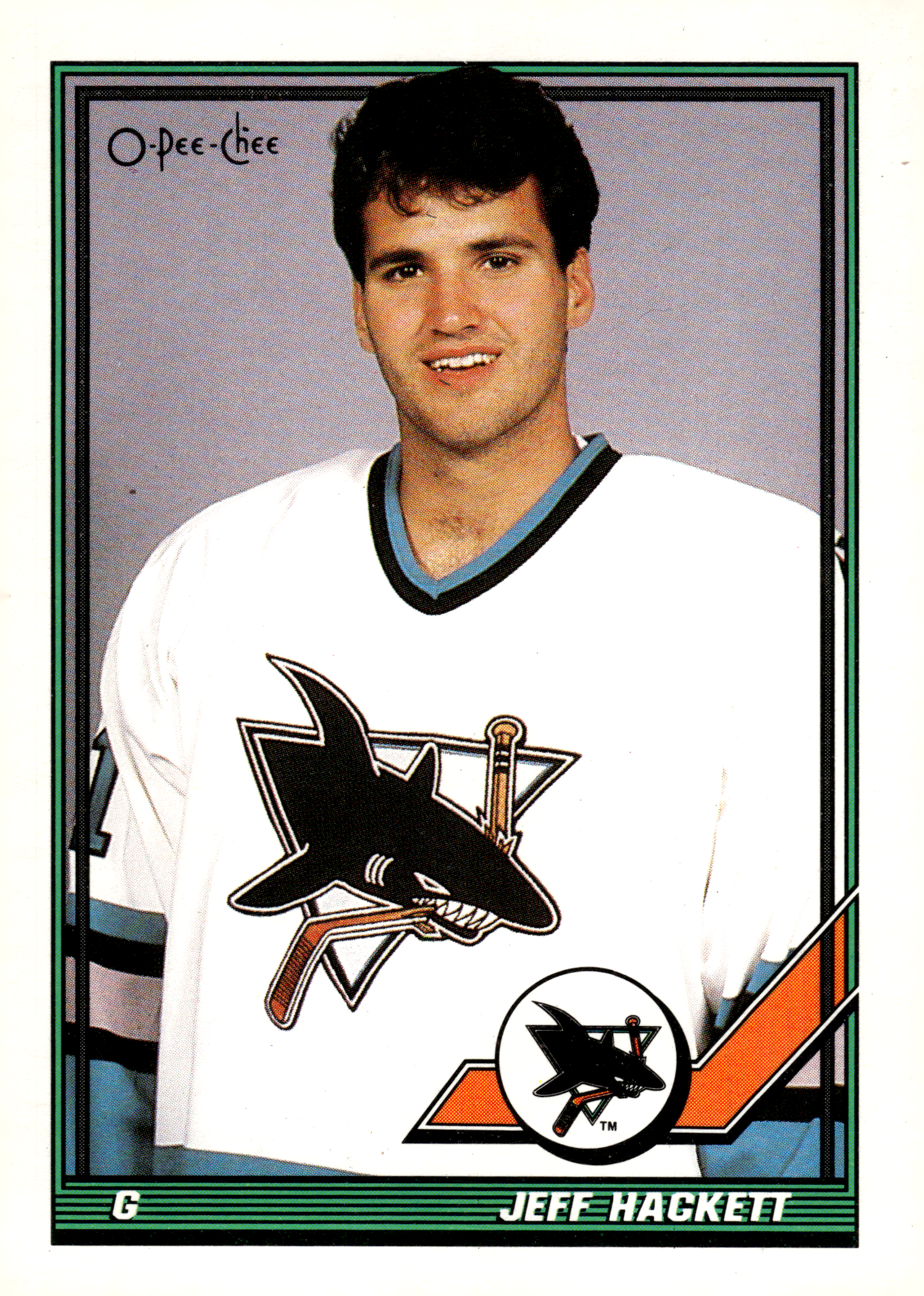 1991 O-Pee-Chee Jeff Hackett #382 - Walmart.com