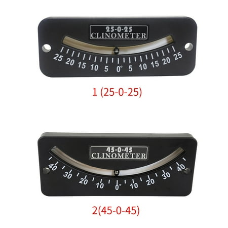 25-0-25 45-0-45 Dual Scale Angle Indicator Mini Inclinometer Tool ...