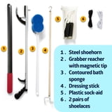 Medline Premium Hip Kit, Mobility Aids for Hip Surgery Recovery, 7 ...