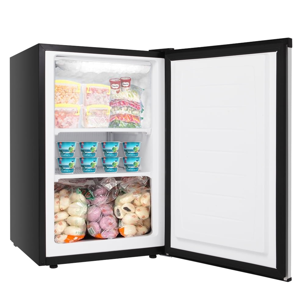 COZYSWAN Upright Freezer, 3.0 cu.ft Upright Freezer, 115 V Stainless ...
