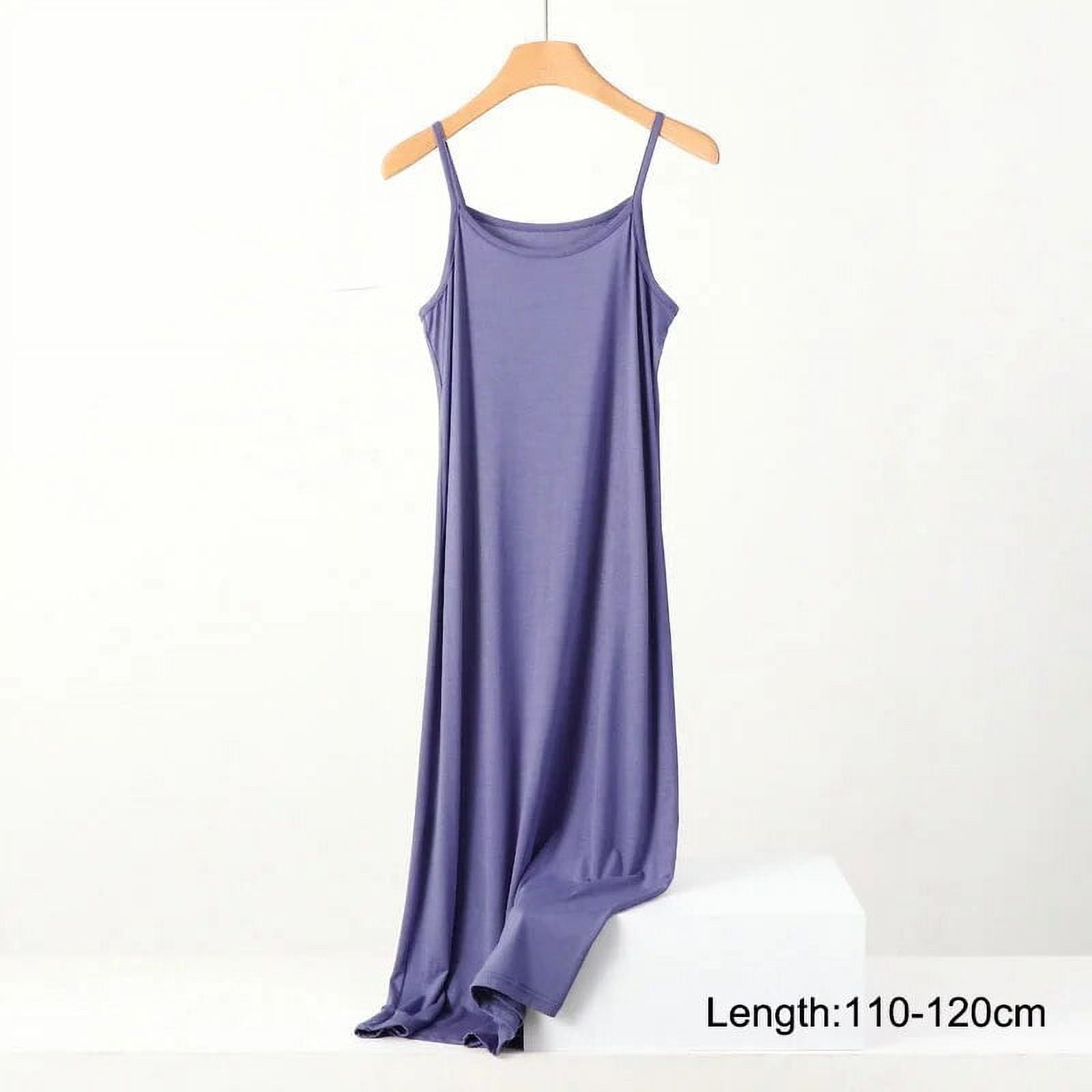Click here for Yening Seamless Ice Silk Full Slips Under Dress Wo... prices