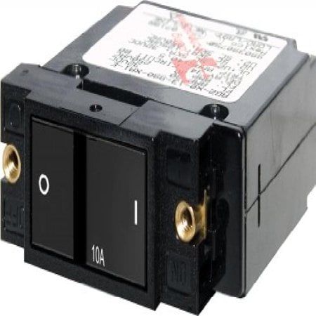 Blue Sea Systems A-Series Flat Rocker Single Pole 10A Circuit Breaker ...