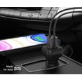Maxboost Car Charger, 24W 4.8A Dual USB Ports, Black, Universal Vehicle ...
