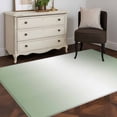 4x6 Area Rugs Sage Green Ombre Non-Skid Rubber Backing Large Rectangle ...
