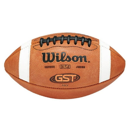 Wilson GST Leather Football, Junior Size - Walmart.com