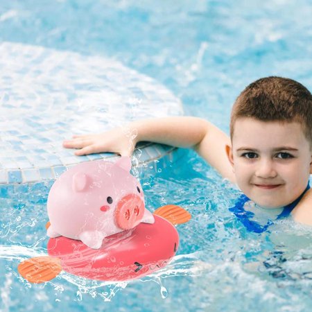 Piggy Riding Flying Fish Baby Bath Piggy Riding Toy Bathroom Water ...
