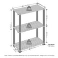 Furinno Turn-N-Tube 3-Tier Wood Slat Multipurpose Shelf Display Rack ...