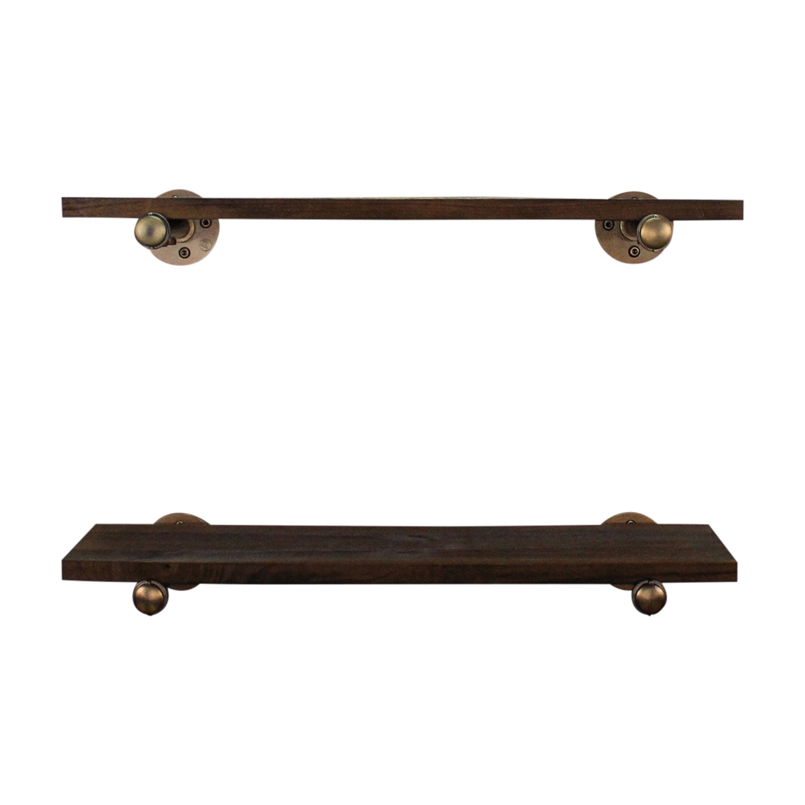 Furniture Pipeline Honolulu Industrial Farmhouse Shelf - Set of 2 ...