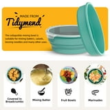 Sentryse Collapsible Batter Bowl, Silicone Mixing Bowl with Lid, 95 Oz ...