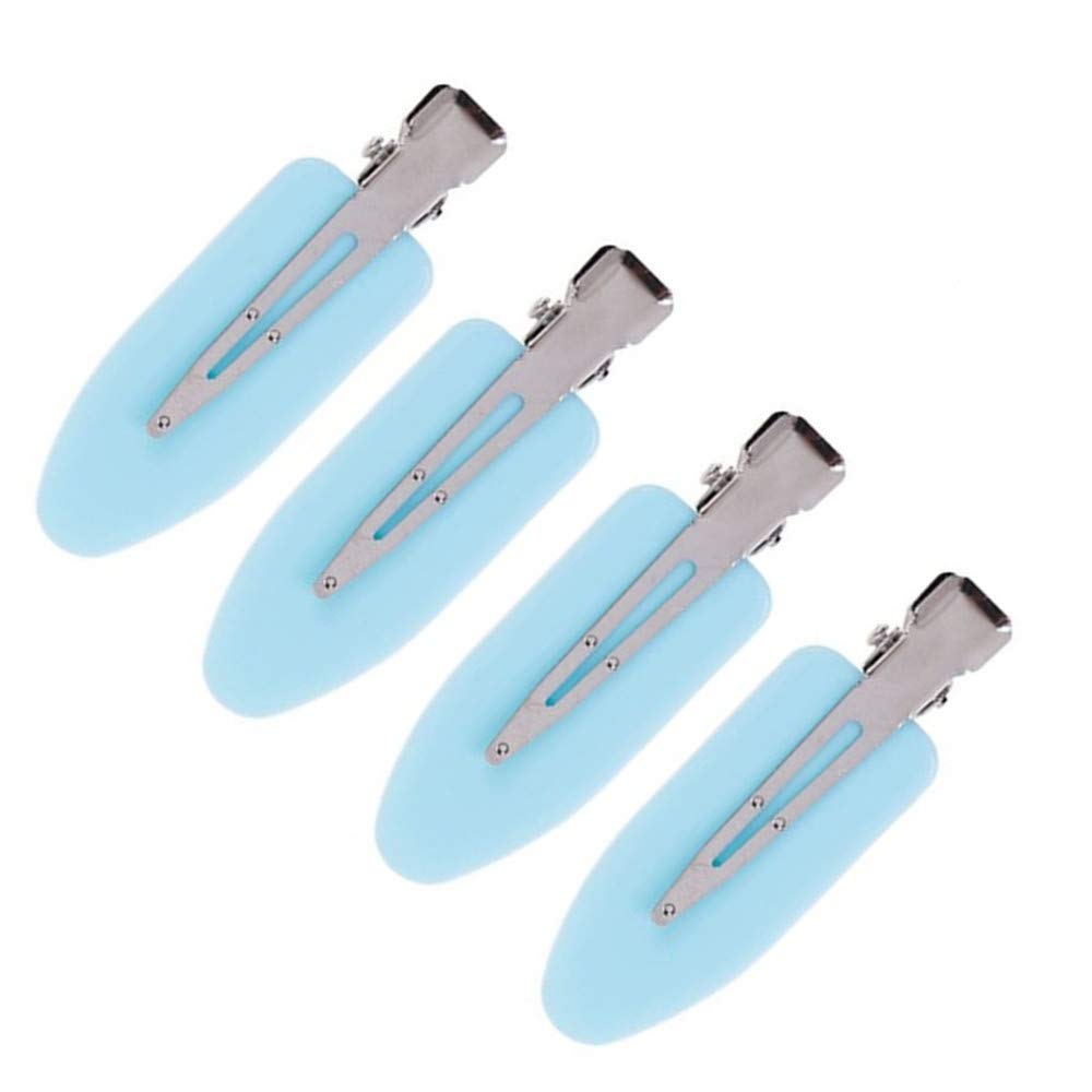 8 Pieces No Bend Hair Clips,Plastic Hair Pins Clamps Curl Clips No ...