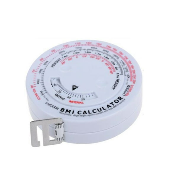 BMI Wheel Calculator Body Mass Index Retractable Tape 150cm - Walmart.ca