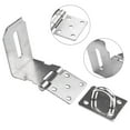 90 Degrees Latch Lock Hasp And Staple for Padlock Gate Door Shed ...
